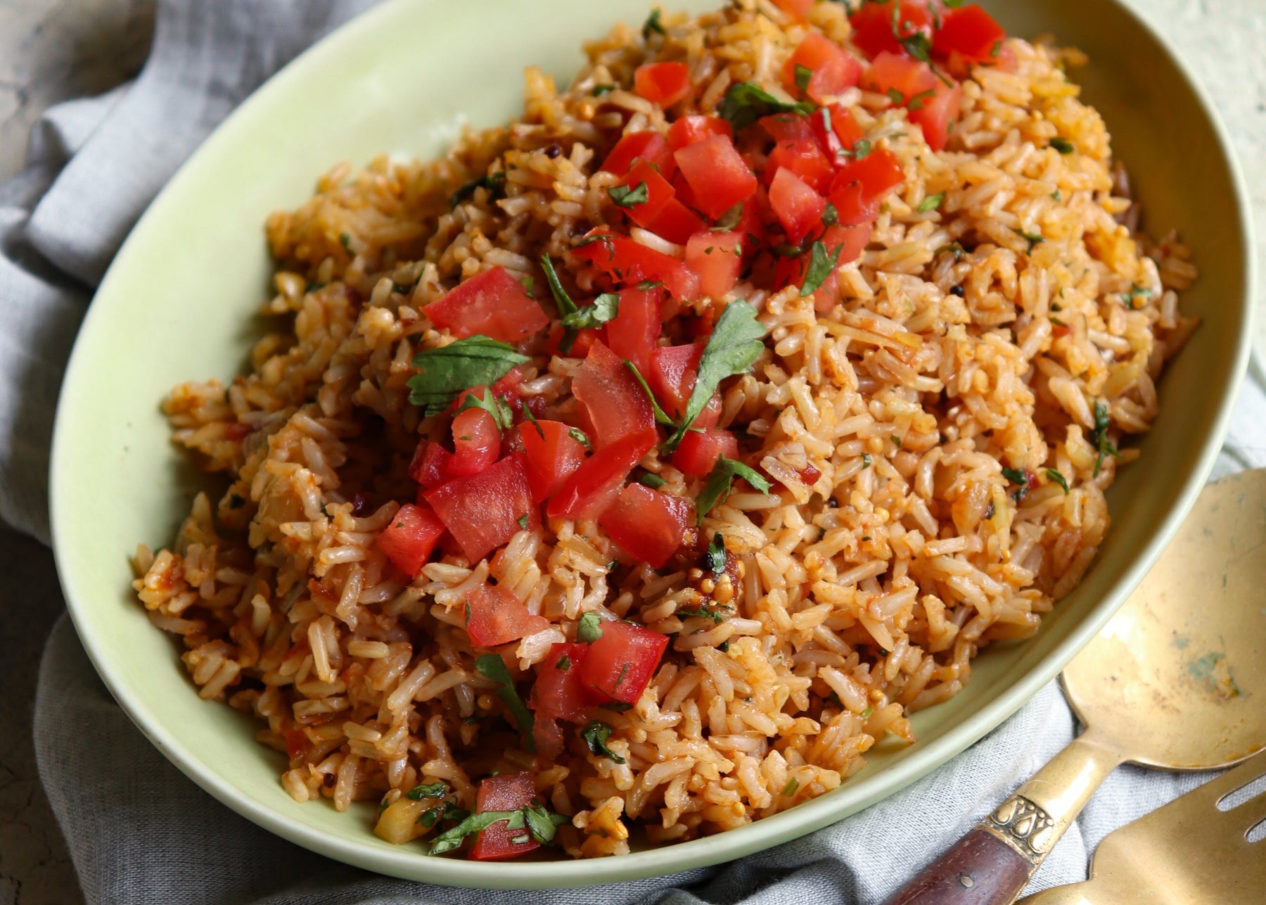 Tomato and Onion Rice – tamarindtree.com.au